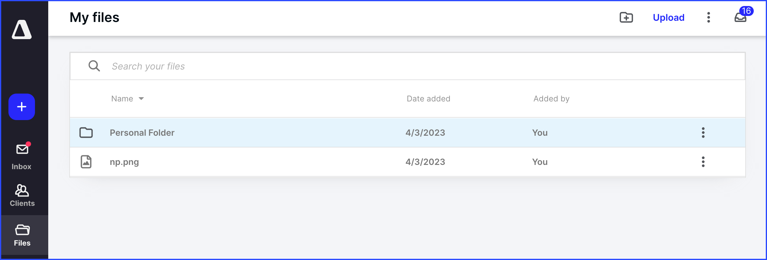 4.4 Set Up Internal and Personal Files – Canopy Onboarding