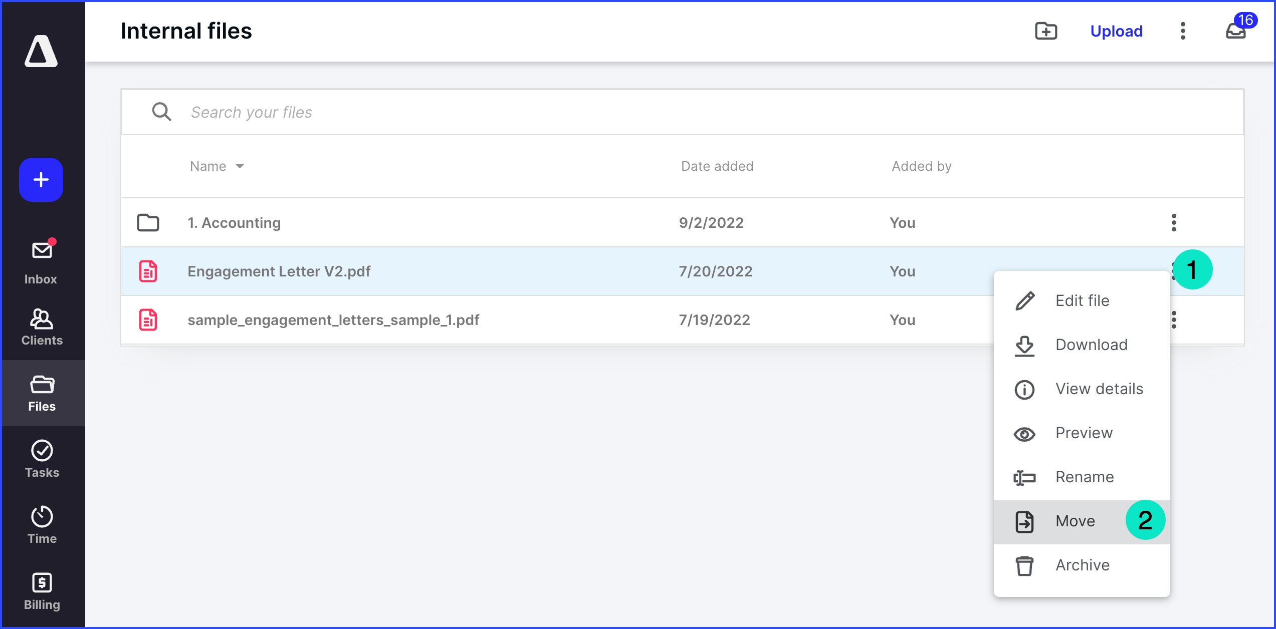 4.4 Set Up Internal and Personal Files – Canopy Onboarding