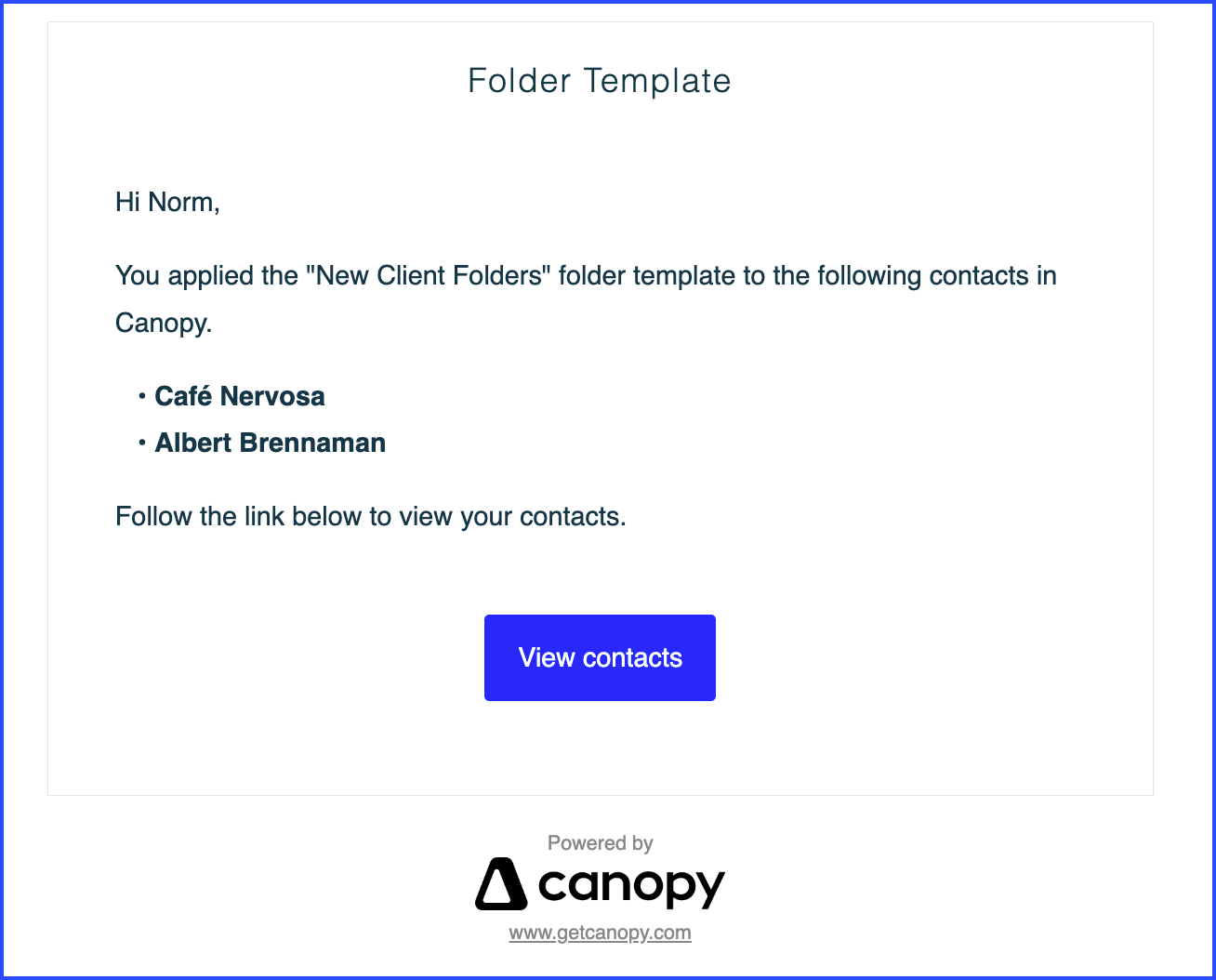 2.5 Create Folders & Folder Templates – Canopy Onboarding