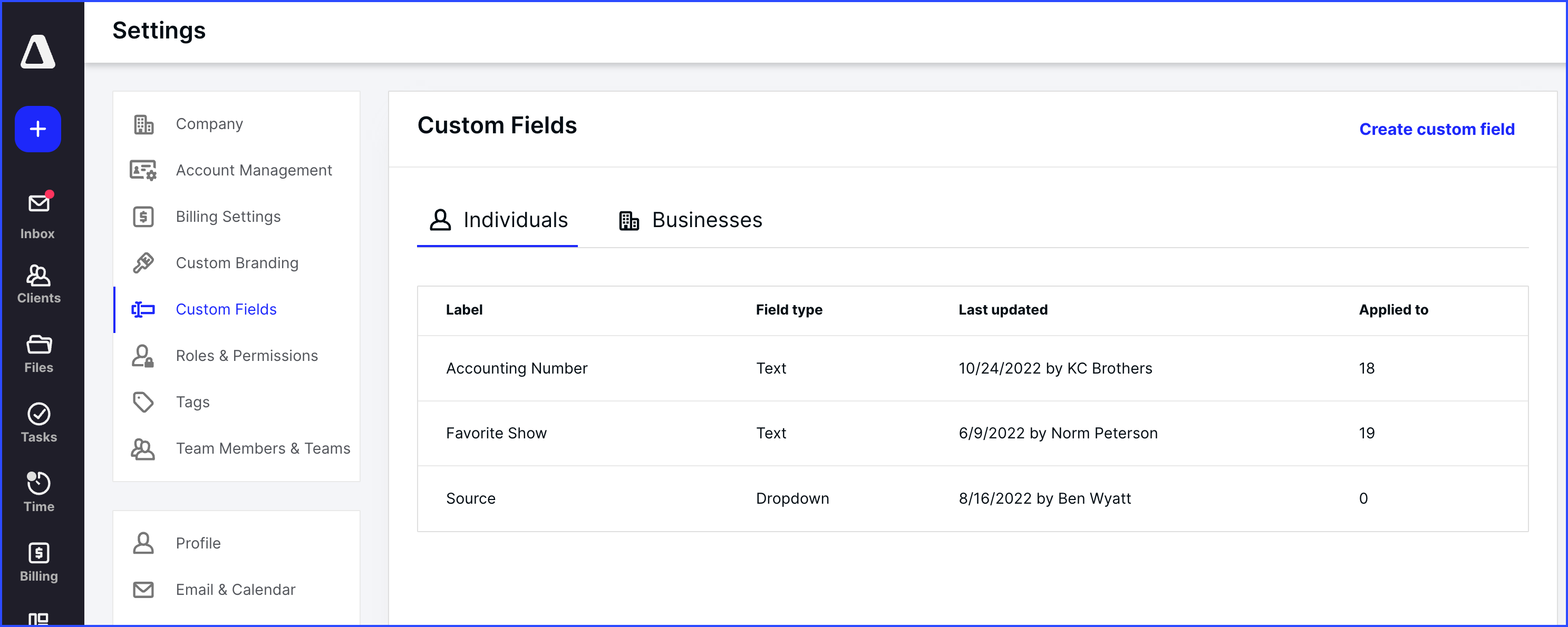 2.4 Customizing Client Information – Canopy Onboarding