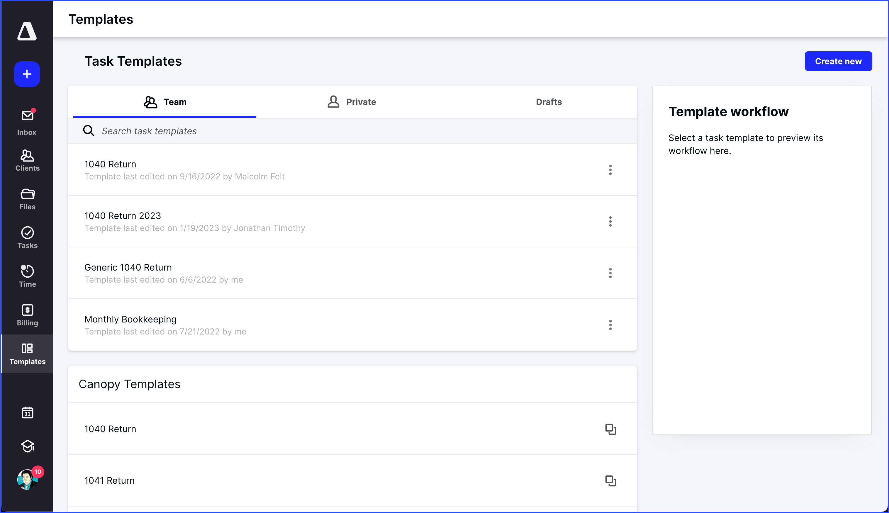 6.3 Use Task Templates – Canopy Onboarding