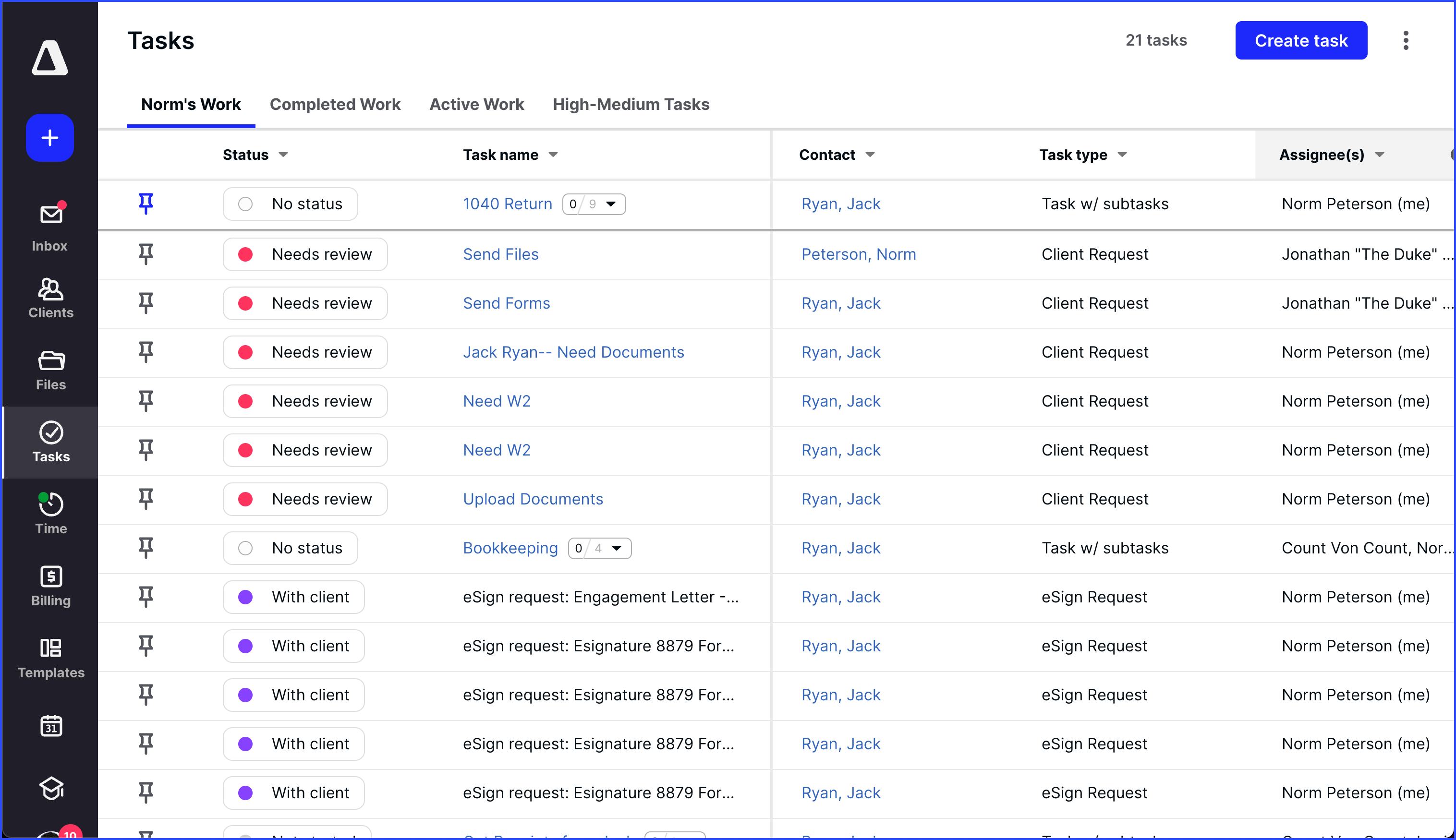 7.2 Tracking Tasks – Canopy Onboarding