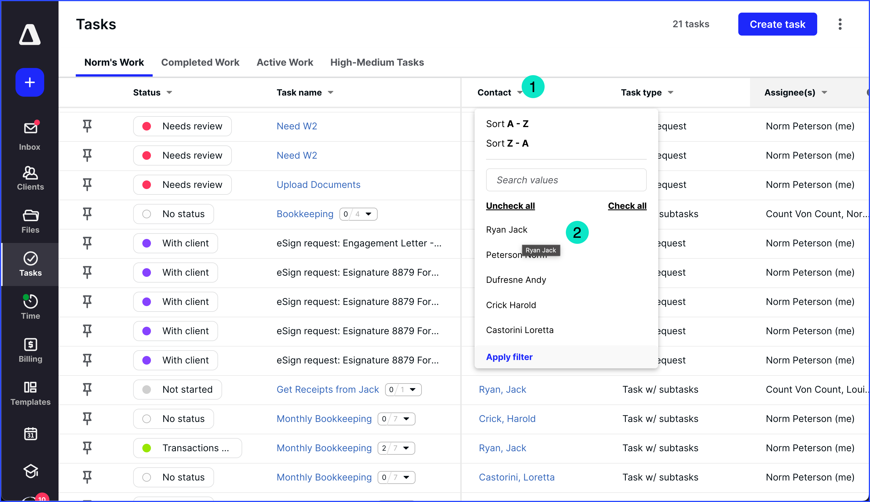 7.2 Tracking Tasks – Canopy Onboarding