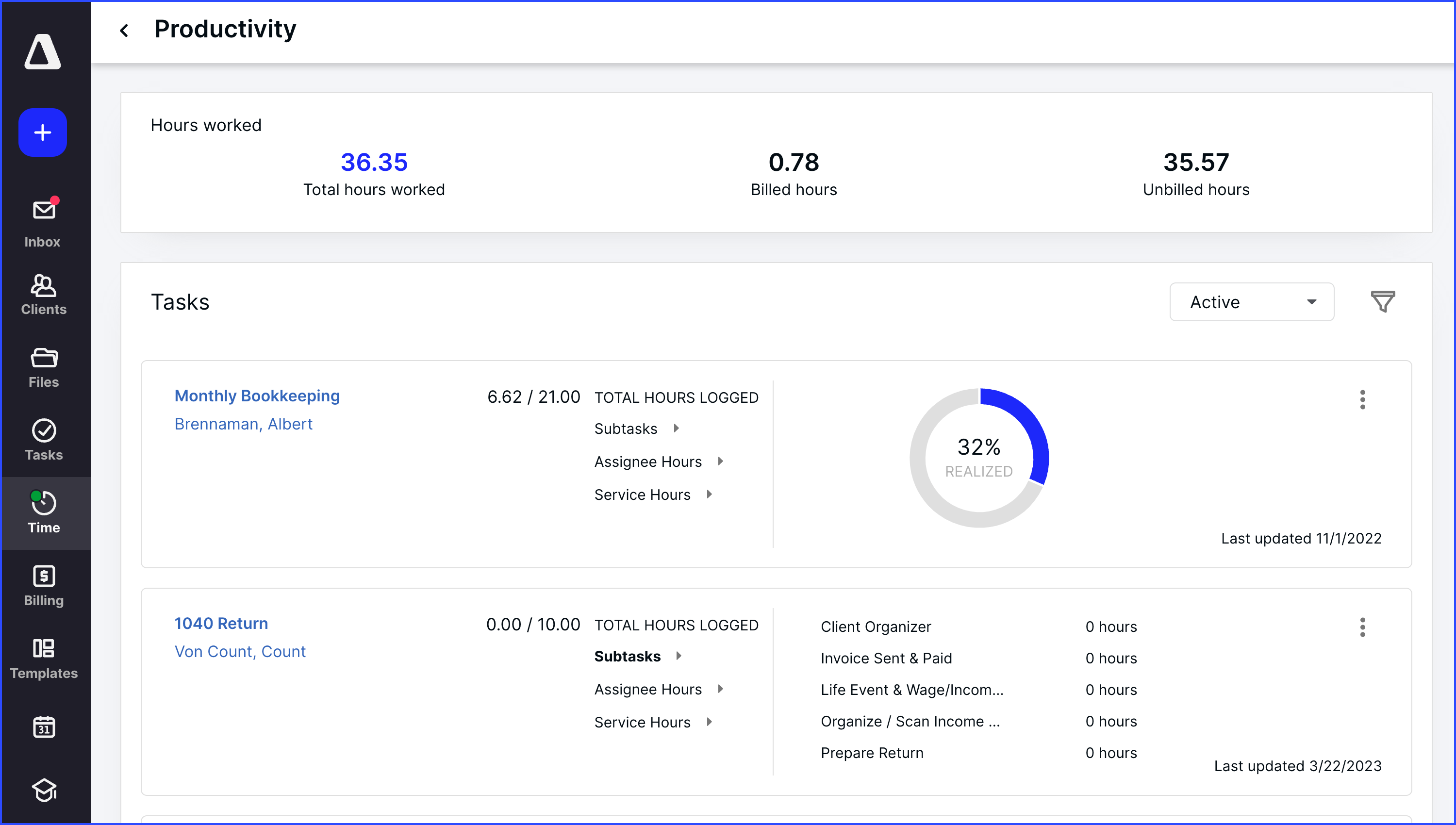 7.3 Tracking Productivity – Canopy Onboarding