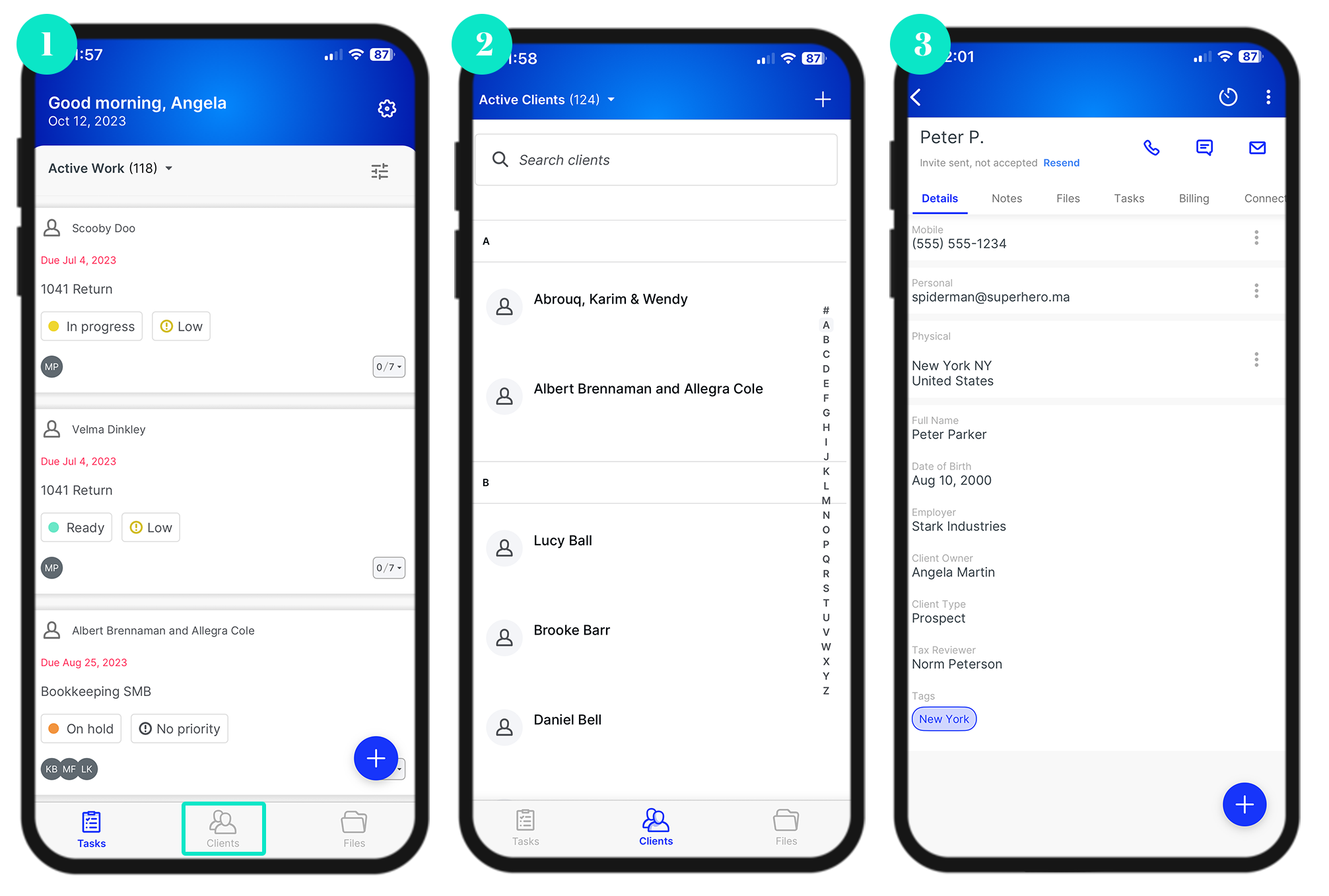 2.1 Navigating Client Lists & Records *Client Structure* – Canopy Onboarding