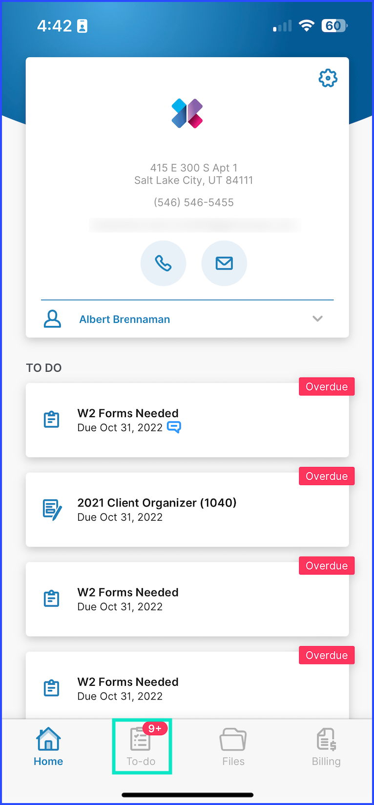 3.2 Request Info or Files from Clients – Canopy Onboarding