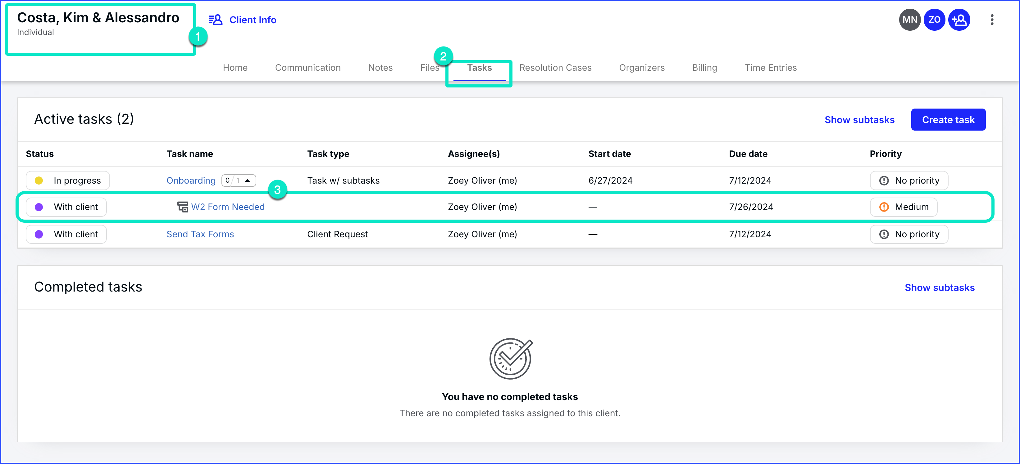 3.2 Request Info or Files from Clients – Canopy Onboarding