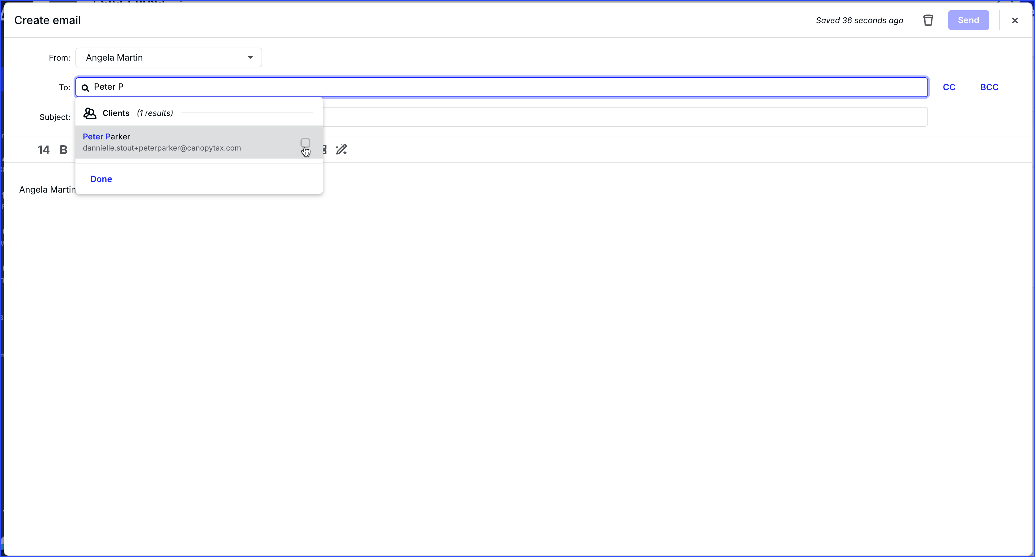 3.4 Email Clients – Canopy Onboarding