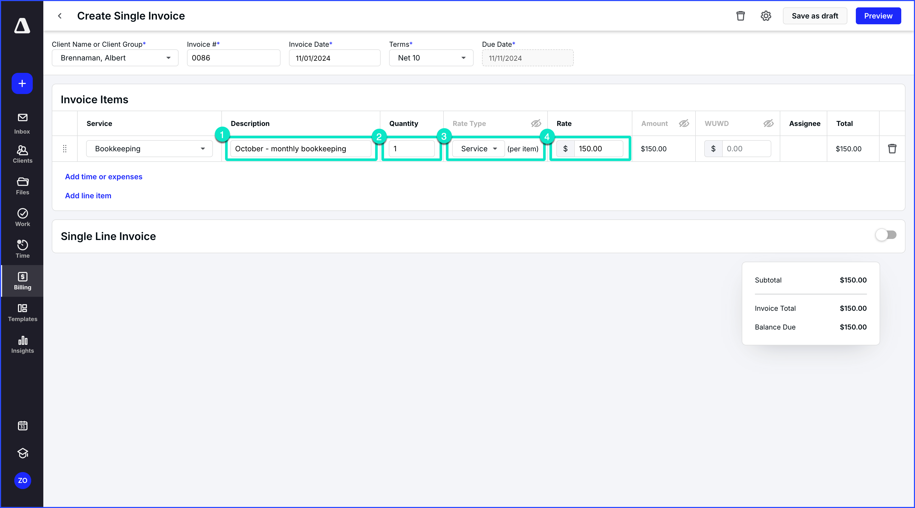 8.2 Invoicing Clients – Canopy Onboarding